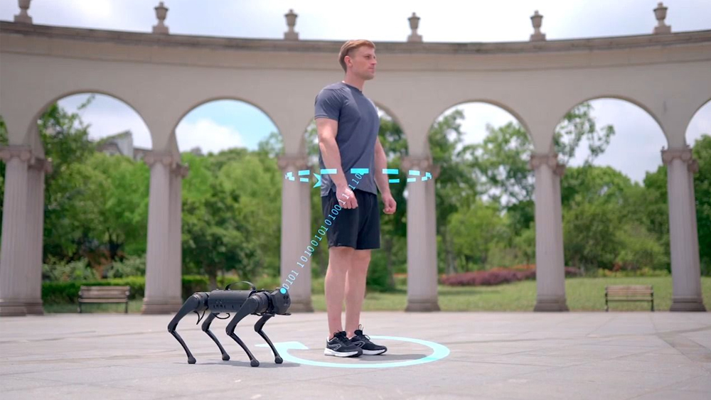 Бионический робот собака Unitree Go1 Air